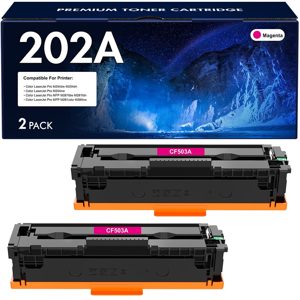 VIPink 2-Pack Compatible Toner for HP CF503A Pro MFP M281fdw M281cdw ...