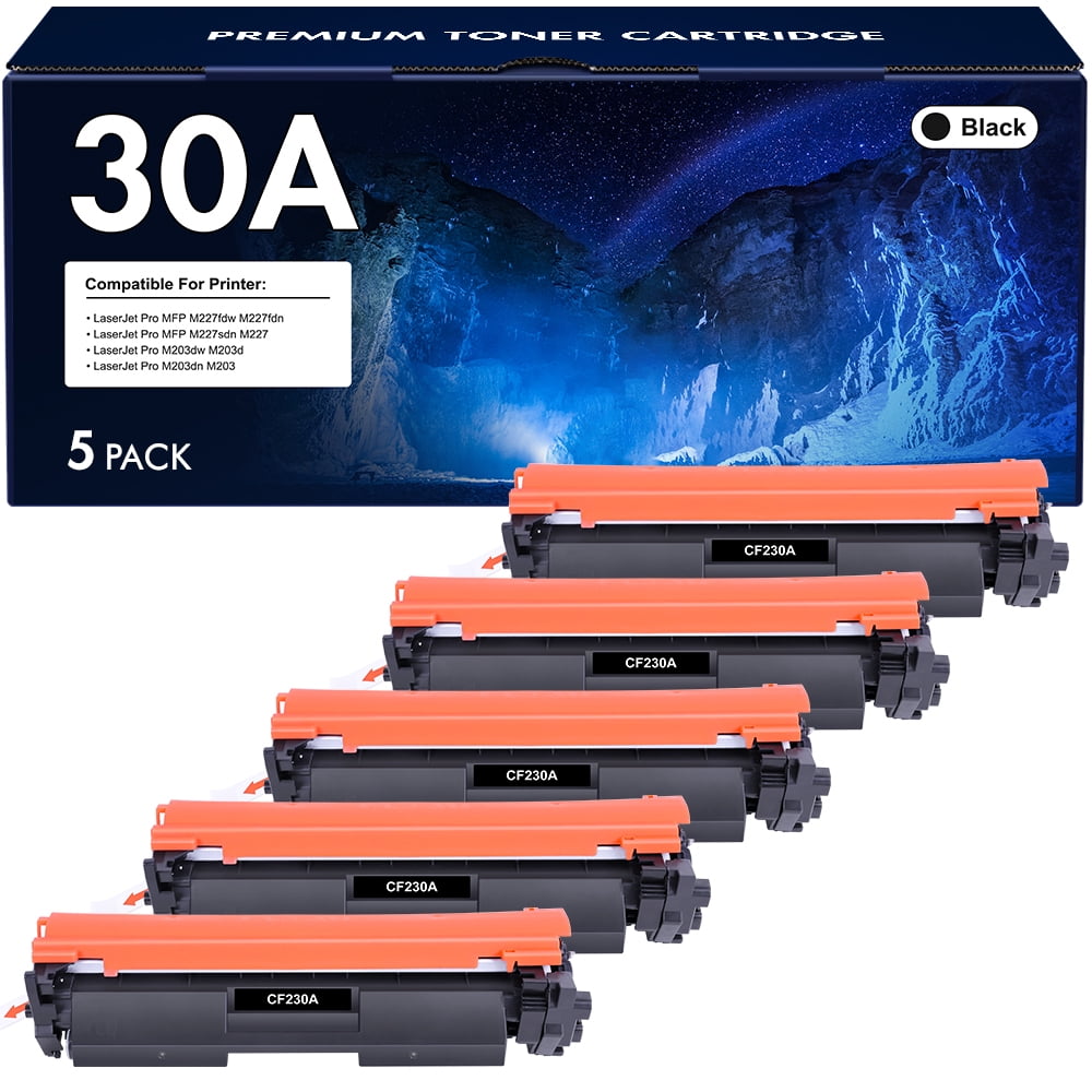 VIPink 30A CF230A Black Toner Cartridge Compatible for HP CF230A 30A HP ...