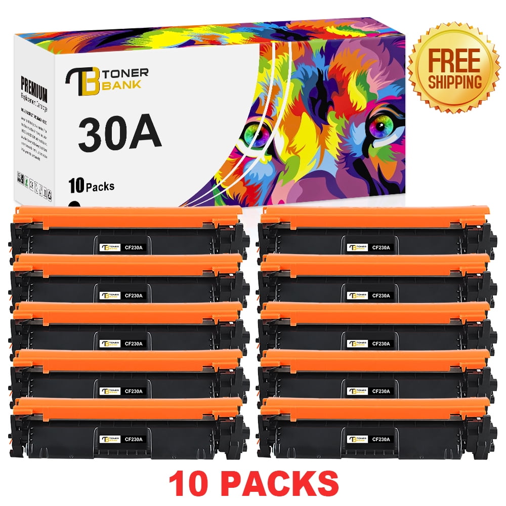 Toner Bank 30A CF230A Toner Cartridges Compatible for HP CF230A 30A ...