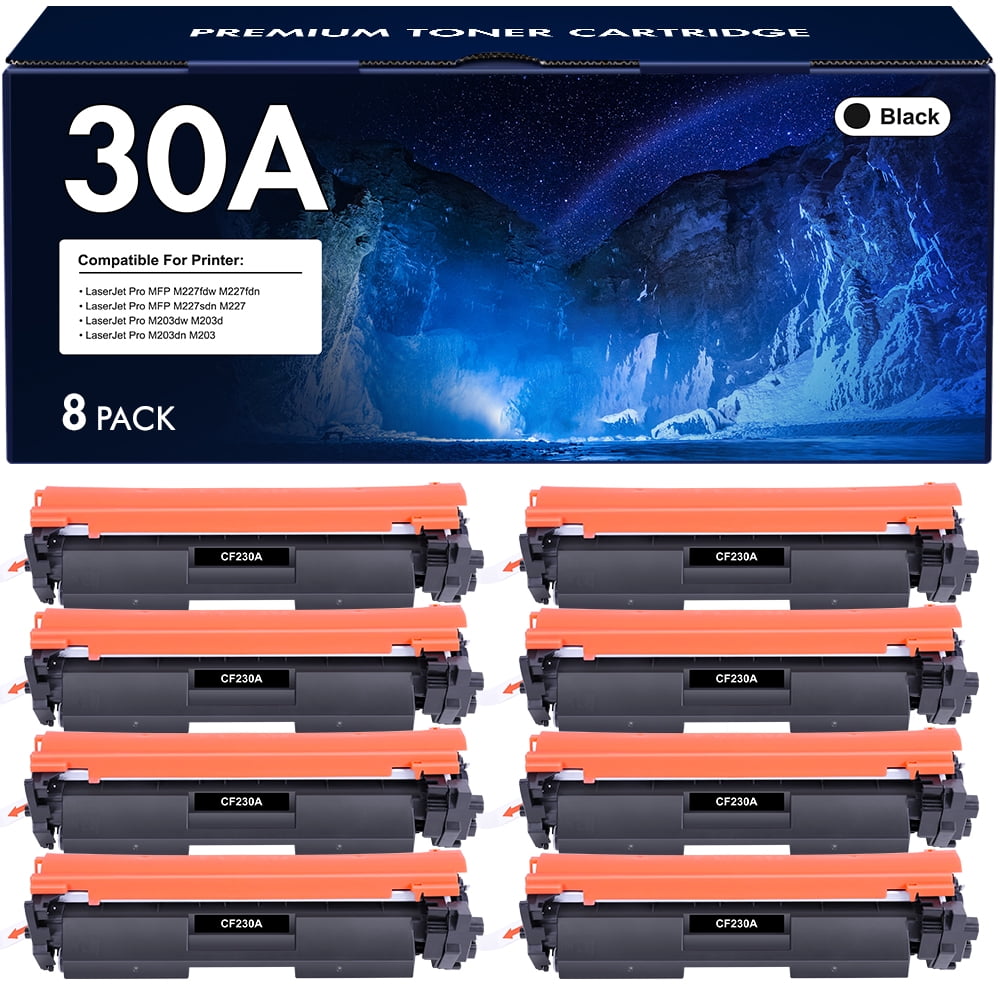 VIPink 30A CF230A Toner Cartridge Compatible for HP 30A CF230A 30X ...
