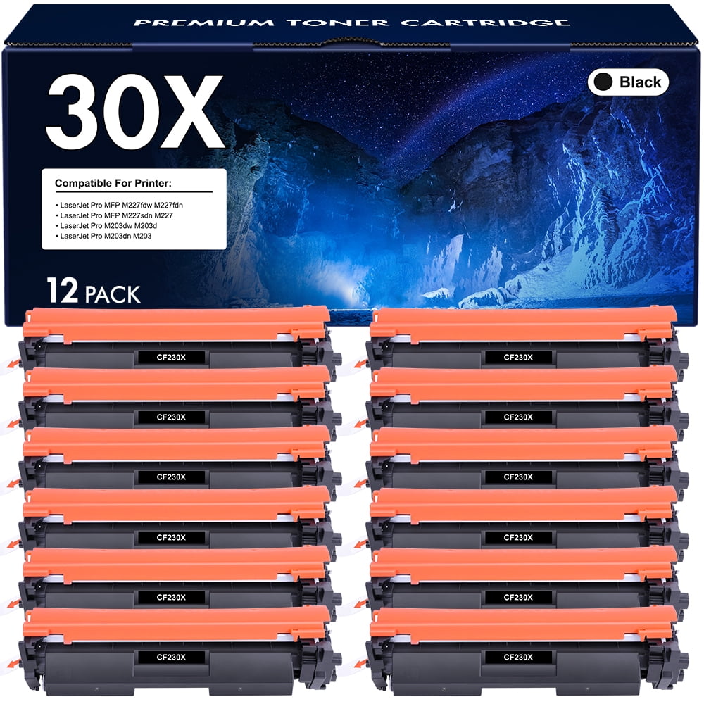 VIPink 30X CF230X Toner Cartridges Compatible for HP CF230X 30X CF230A ...