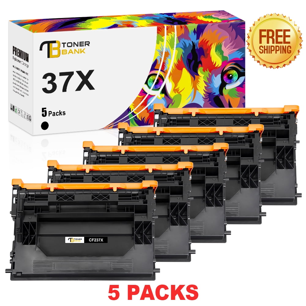 Toner Bank 37X CF237X | Compatible Black Toner Cartridge for HP 37A 37X ...