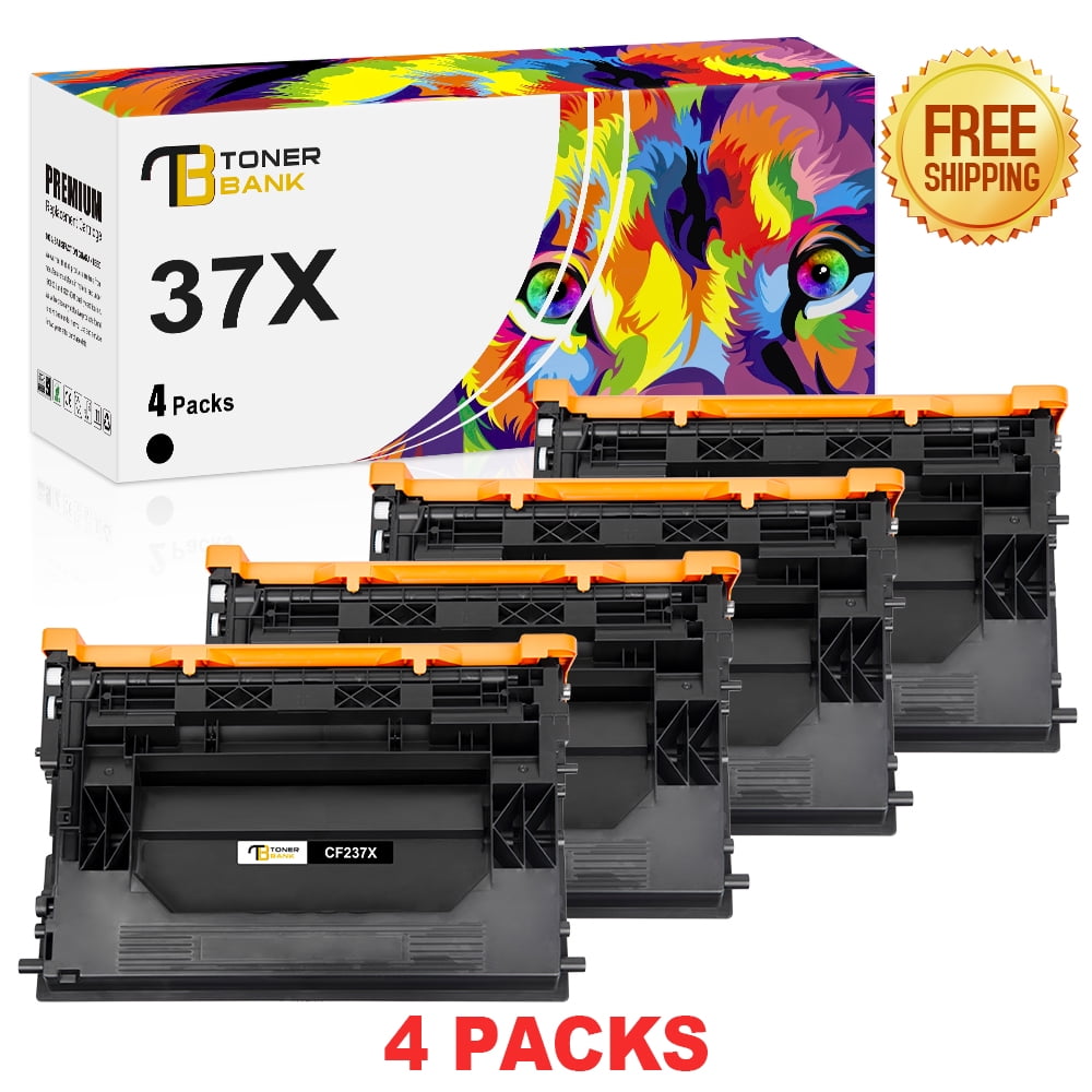 Toner Bank 37X CF237X | Compatible Black Toner Cartridge for HP 37A 37X ...