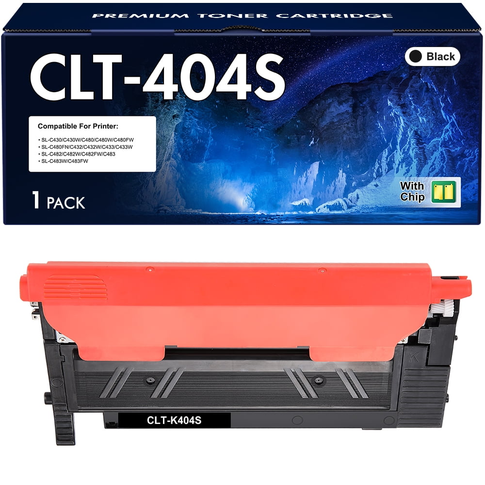 VIPInk CLT-404S CLT-K404S 404S Toner Cartridge Compatible for Samsung ...