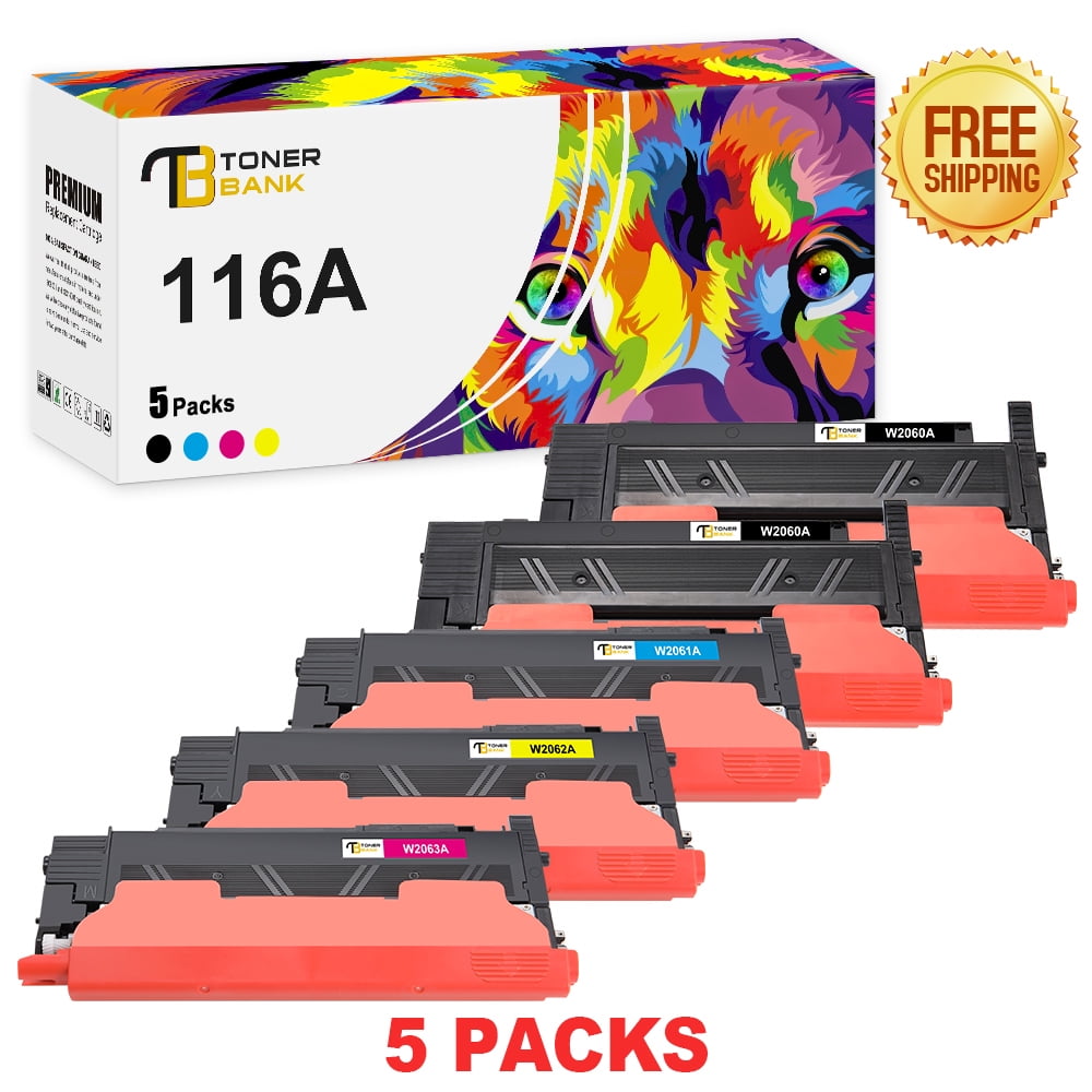 Toner Bank Compatible 116A Toner Cartridge for HP 116A W2060A W2061A ...