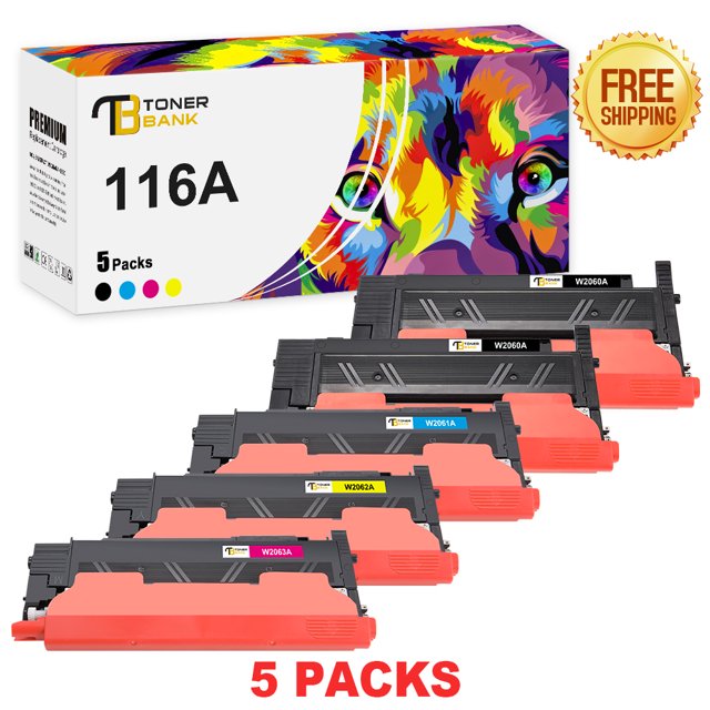 Toner Bank Compatible 116A Toner Cartridge for HP 116A W2060A W2061A ...