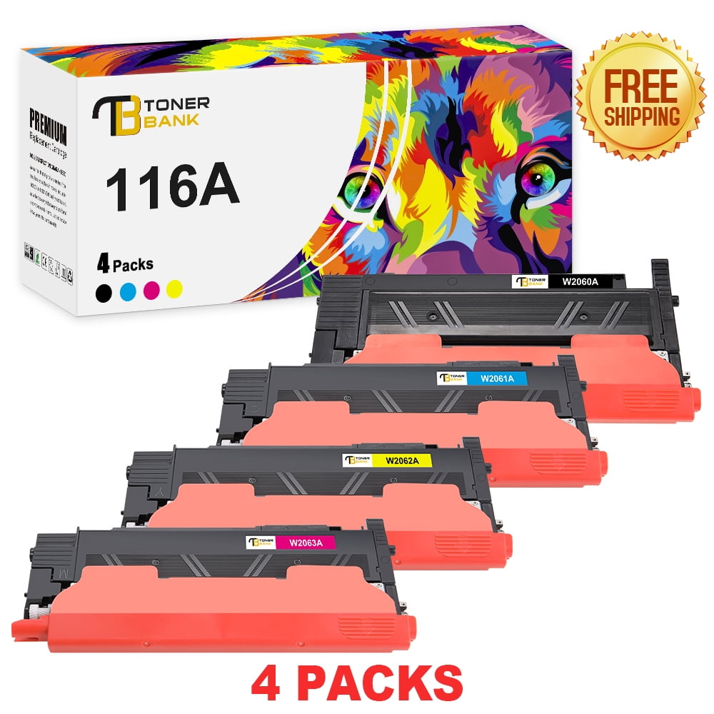 Toner Bank Compatible 116A Toner Cartridge Replacement for HP 116A ...