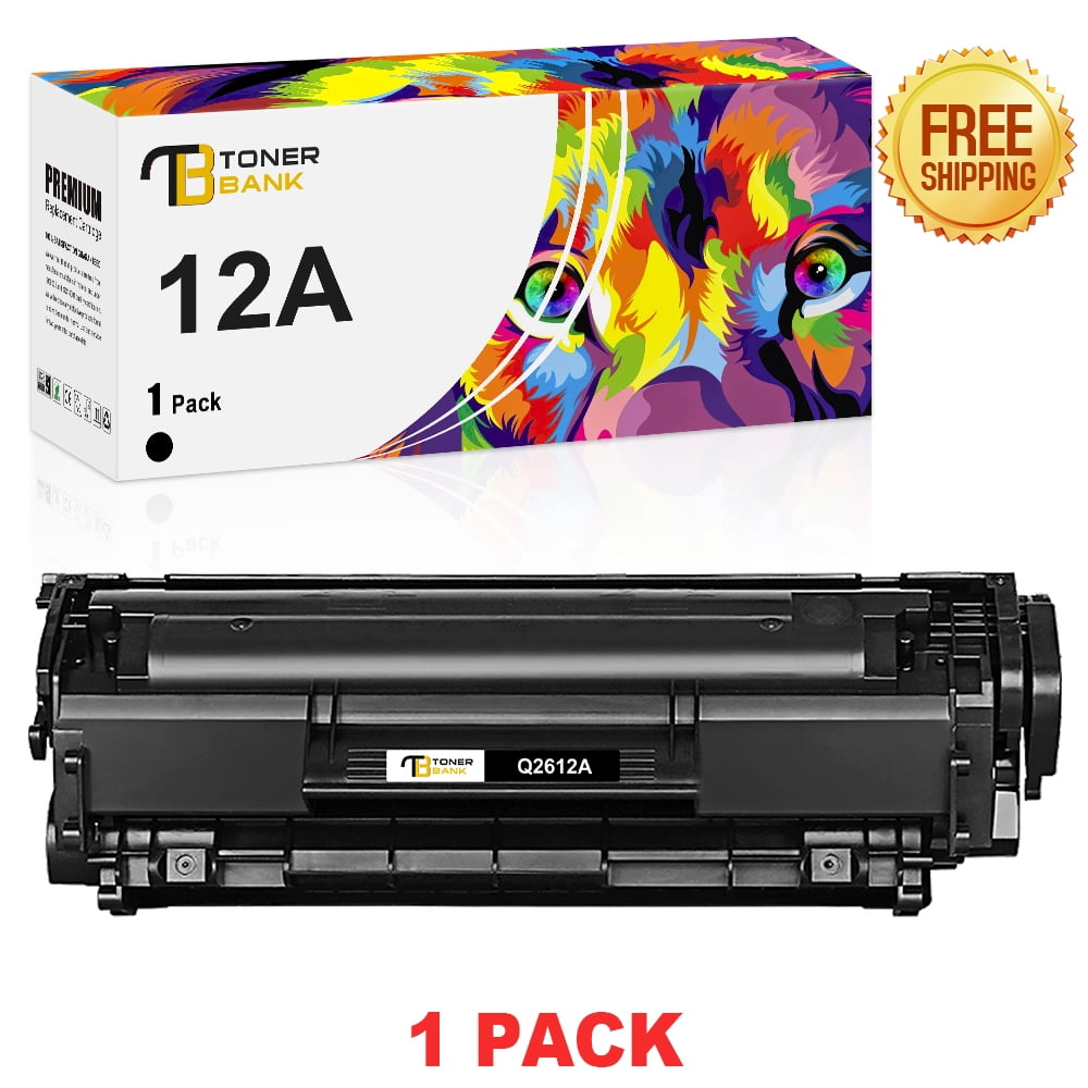 Toner Bank Compatible 12A Toner Cartridge for HP 12A Q2612A LaserJet ...