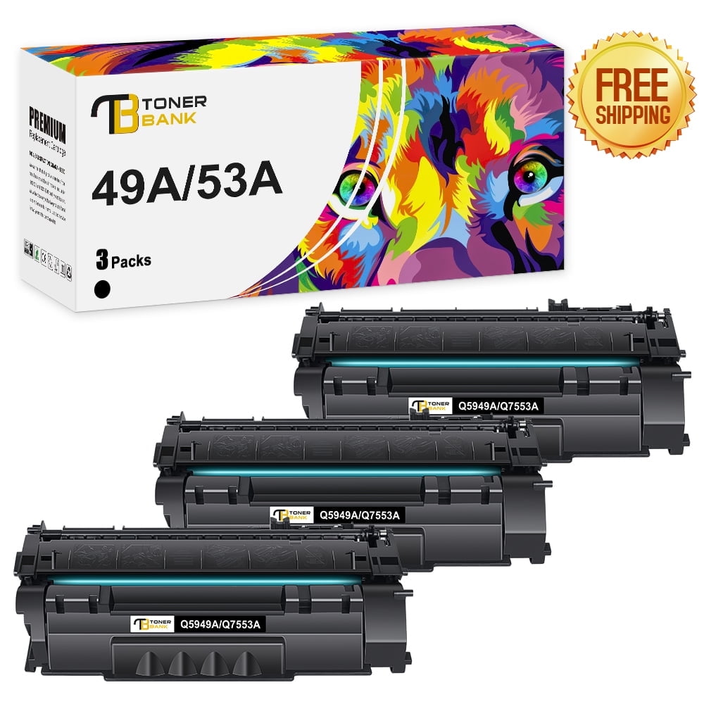 Toner Bank Compatible 49A 53A Toner for HP Q5949A 49A Q7553A 53A LaserJet 1160 1160LE 1320 1320N ...