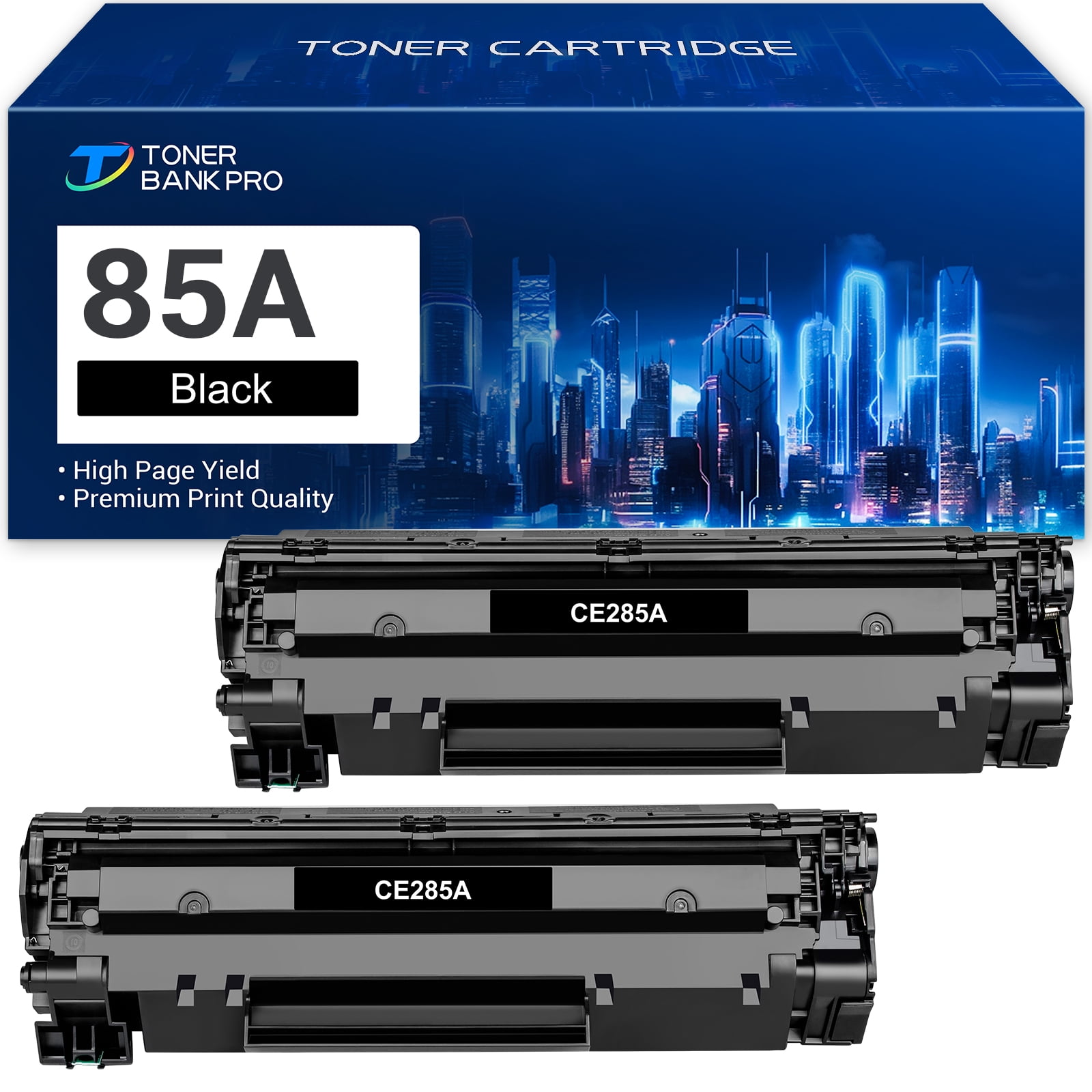 85A 285A Black Toner Cartridge for HP 85A CE285A Toner for use with HP ...