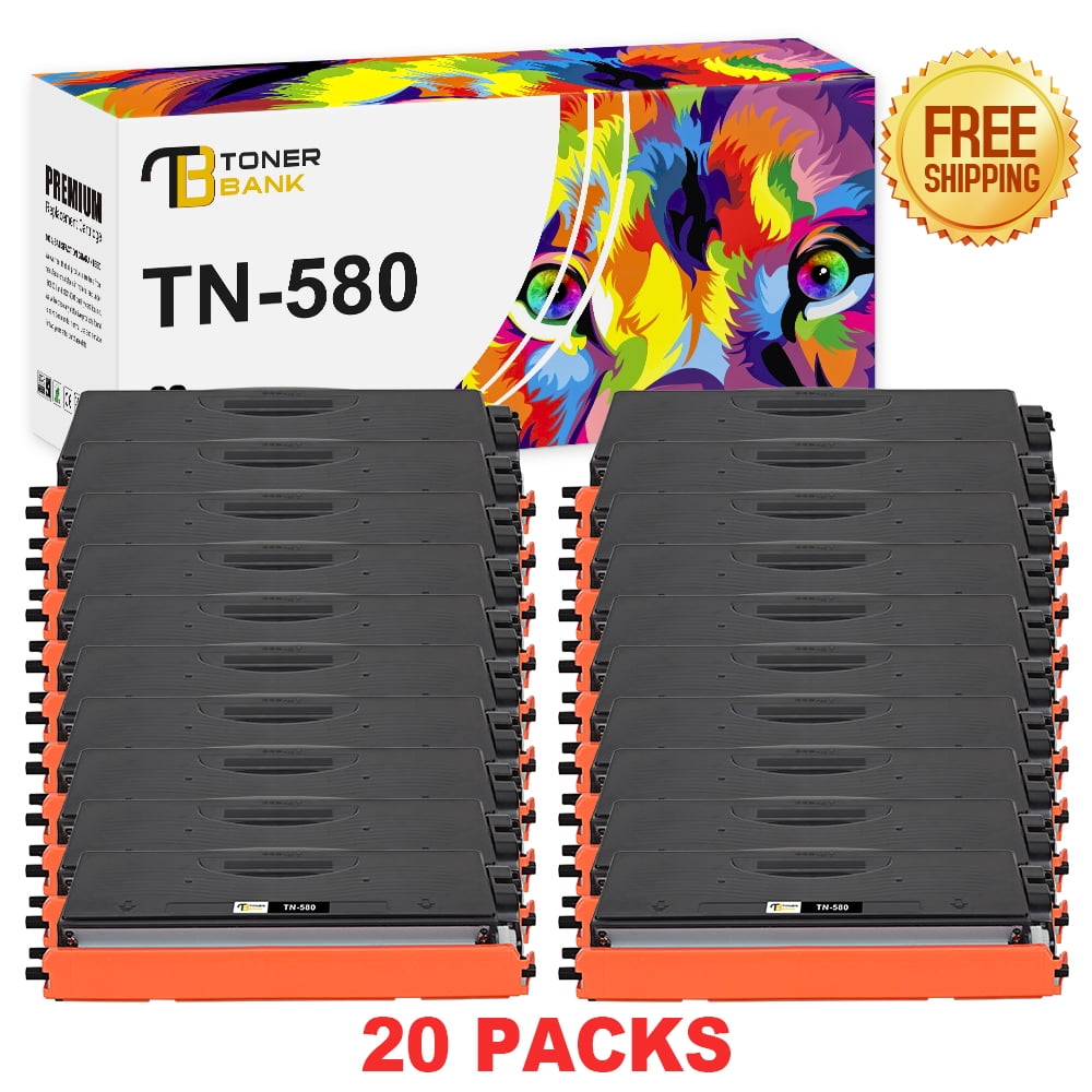 Toner Bank Compatible Toner Cartridge Replacement for Brother TN580 ...