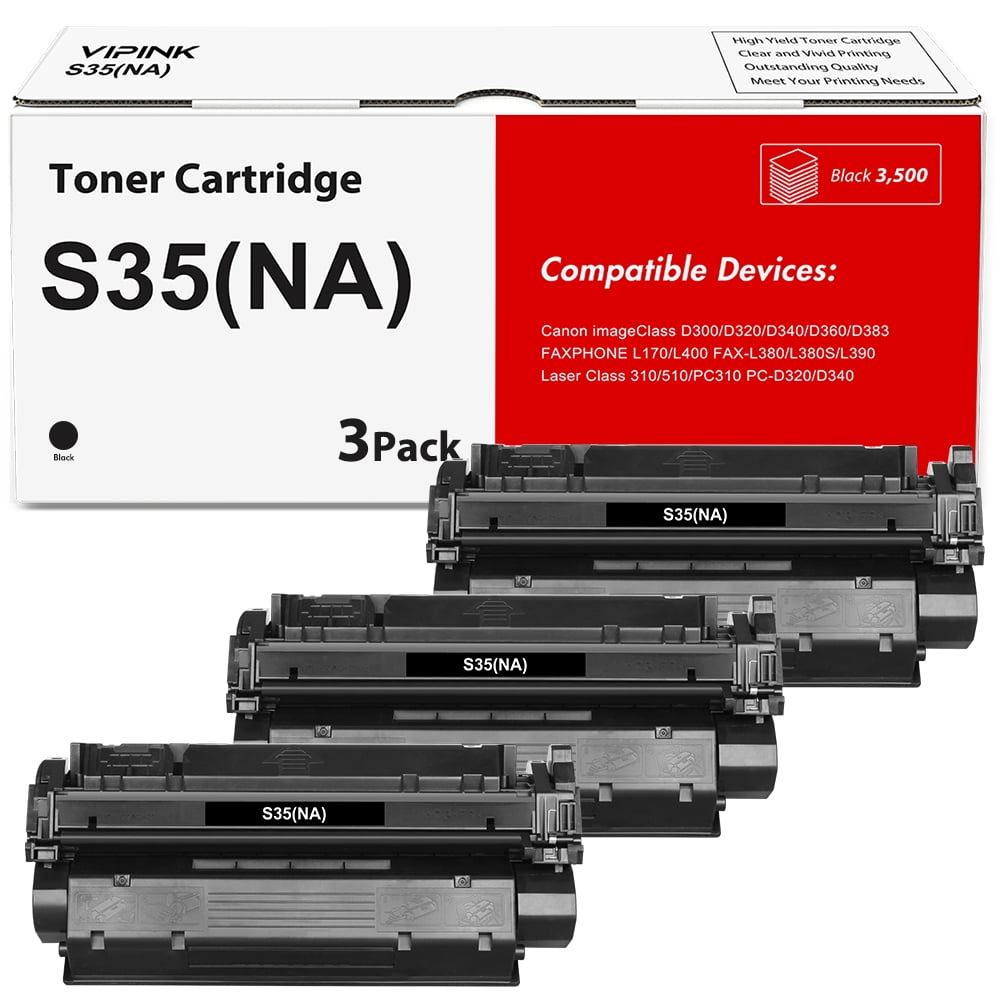 VIPink Compatible Toner Cartridge Replacement for Canon S35(NA ...