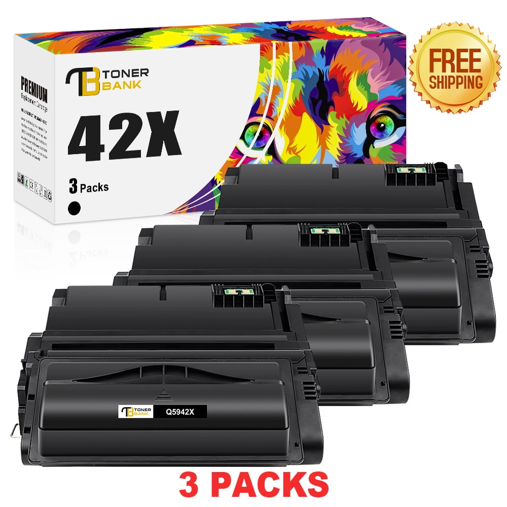 Toner Bank Compatible Toner Cartridge Replacement for HP 42X Q5942X ...