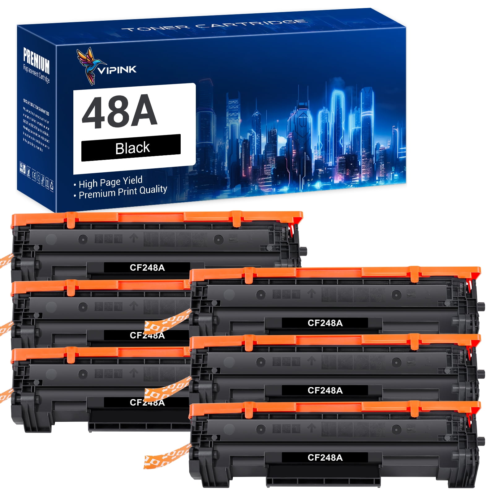 VIPink Compatible Cartridges Toner for HP CF248A 48A LaserJet MFP M28w ...