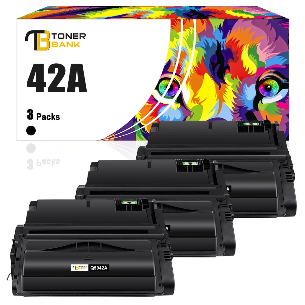 Toner Bank Compatible Toner Replacement for HP 42A Q5942A Laserjet 4250 ...