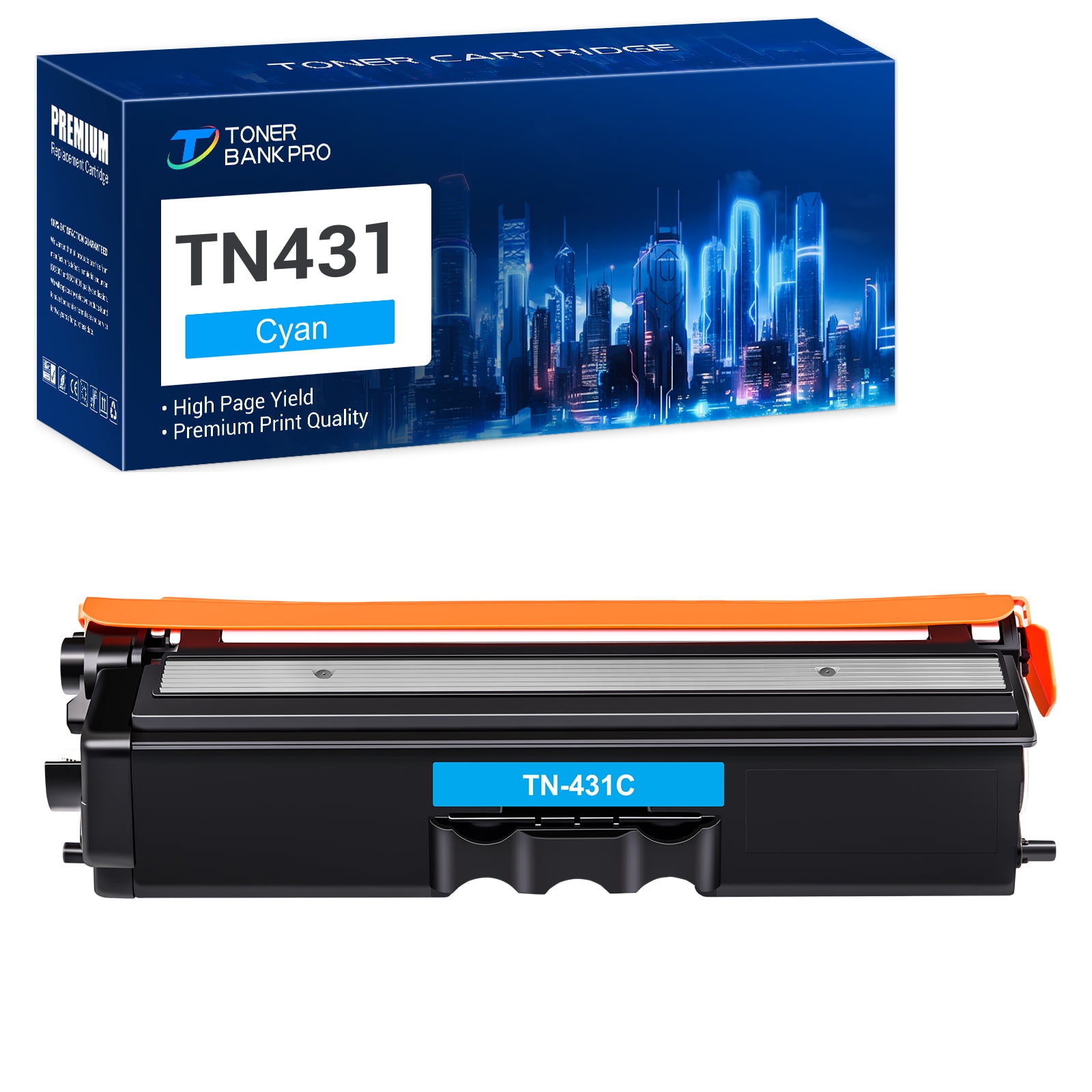 Toner Bank Compatible Toner Cartridge Replacement for Brother TN 431 ...