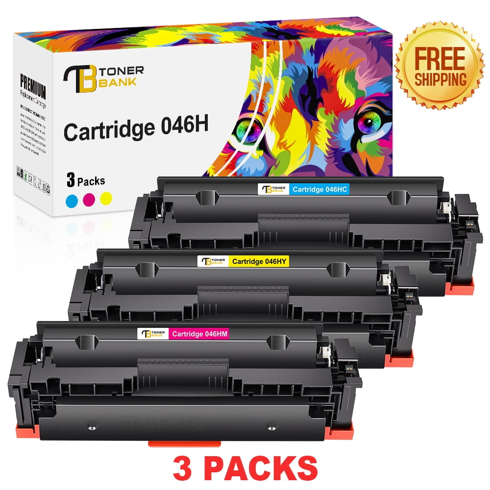 046H Toner Cartridges 3-Pack Compatible for Canon 046 CRG 046 Toner ...