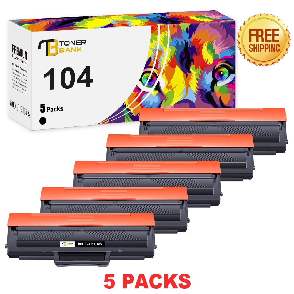 Toner Bank Compatible Toner Cartridge Replacement for Samsung MLT-D104S ...