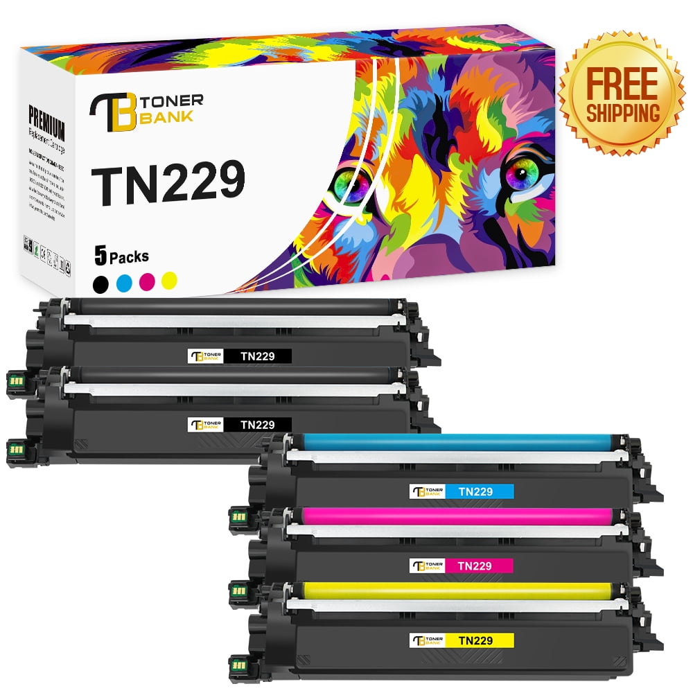 Toner Bank TN229 Toner Cartridge Compatible for Brother TN229 TN-229BK ...