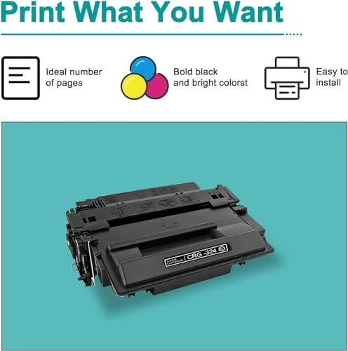 Toner Cartridge 324 Black (3482B003): NUC ompatible Cartridge 324 CRG ...