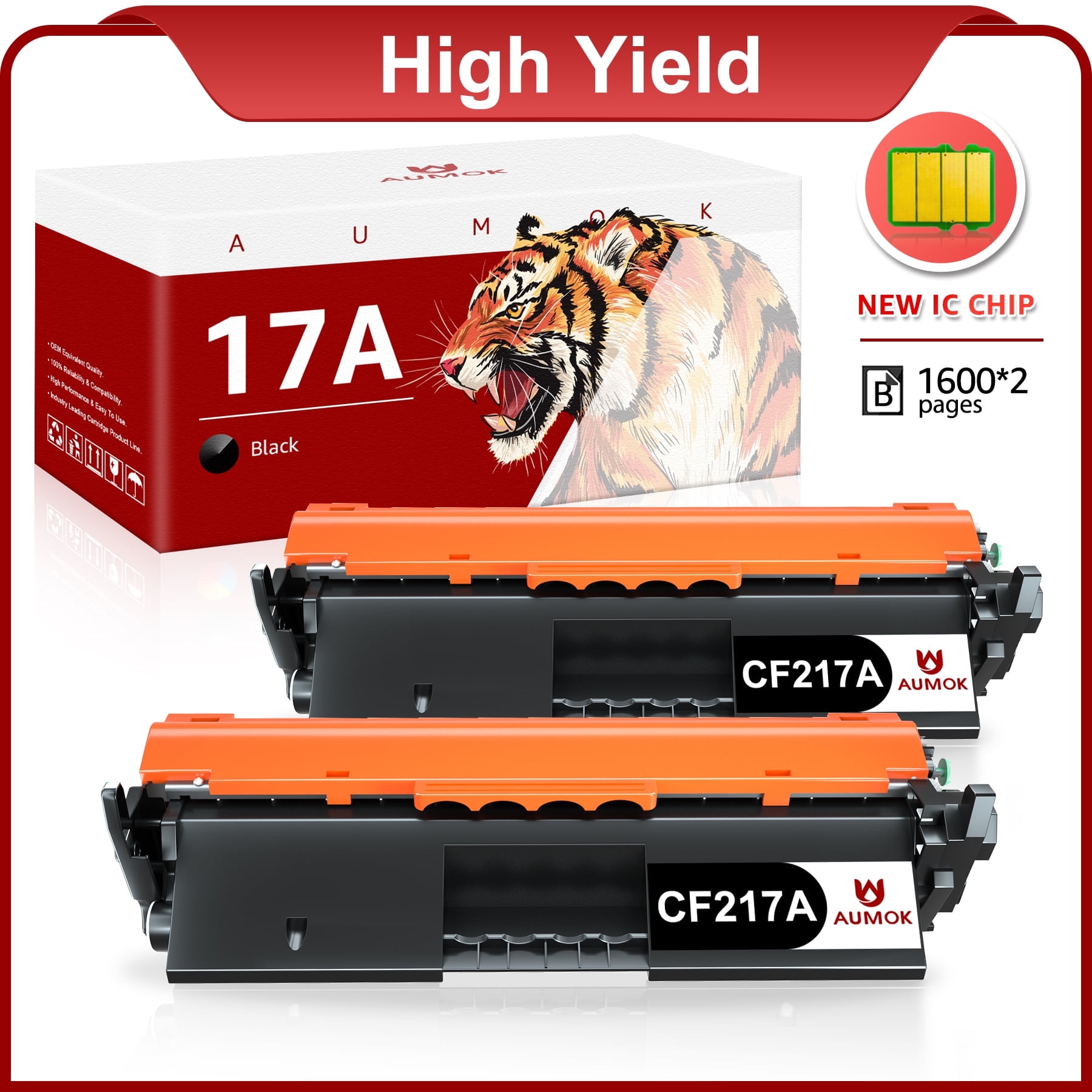 CF217A 17A Toner Cartridge Compatible for HP 17A CF217A 217A Toner ...