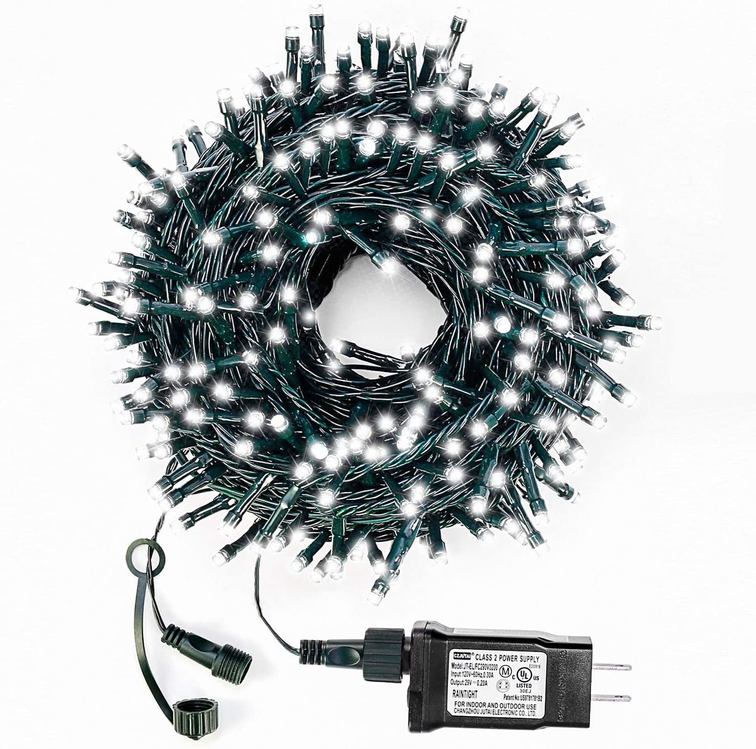 Toner Depot Outdoor/Indoor 105 ft Plug-in Intelligent 8 Modes LED Light ...
