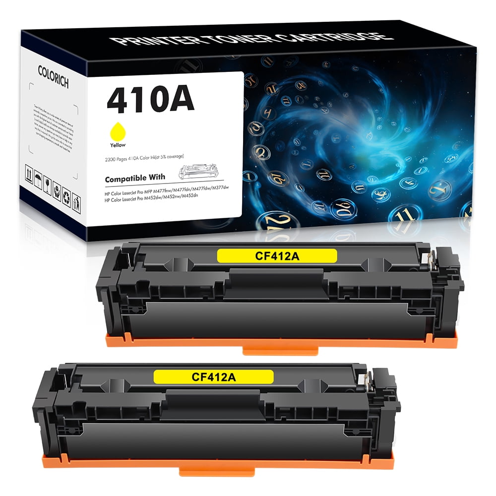 410A Toner Cartridges Compatible for HP 410A CF410A Color Laserjet Pro ...