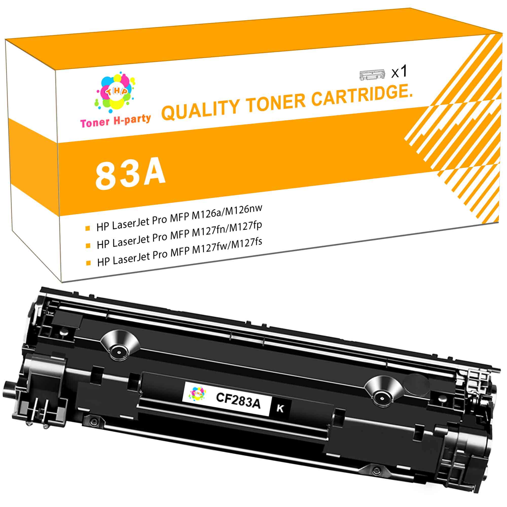 Toner H-Party 1-Pack Compatible Toner Cartridge Replacement for HP 83A ...