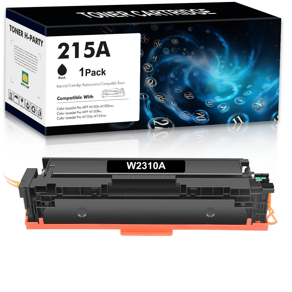 215A Black Toner Cartridges 1 Pack with Chip Replacement for HP 215A ...