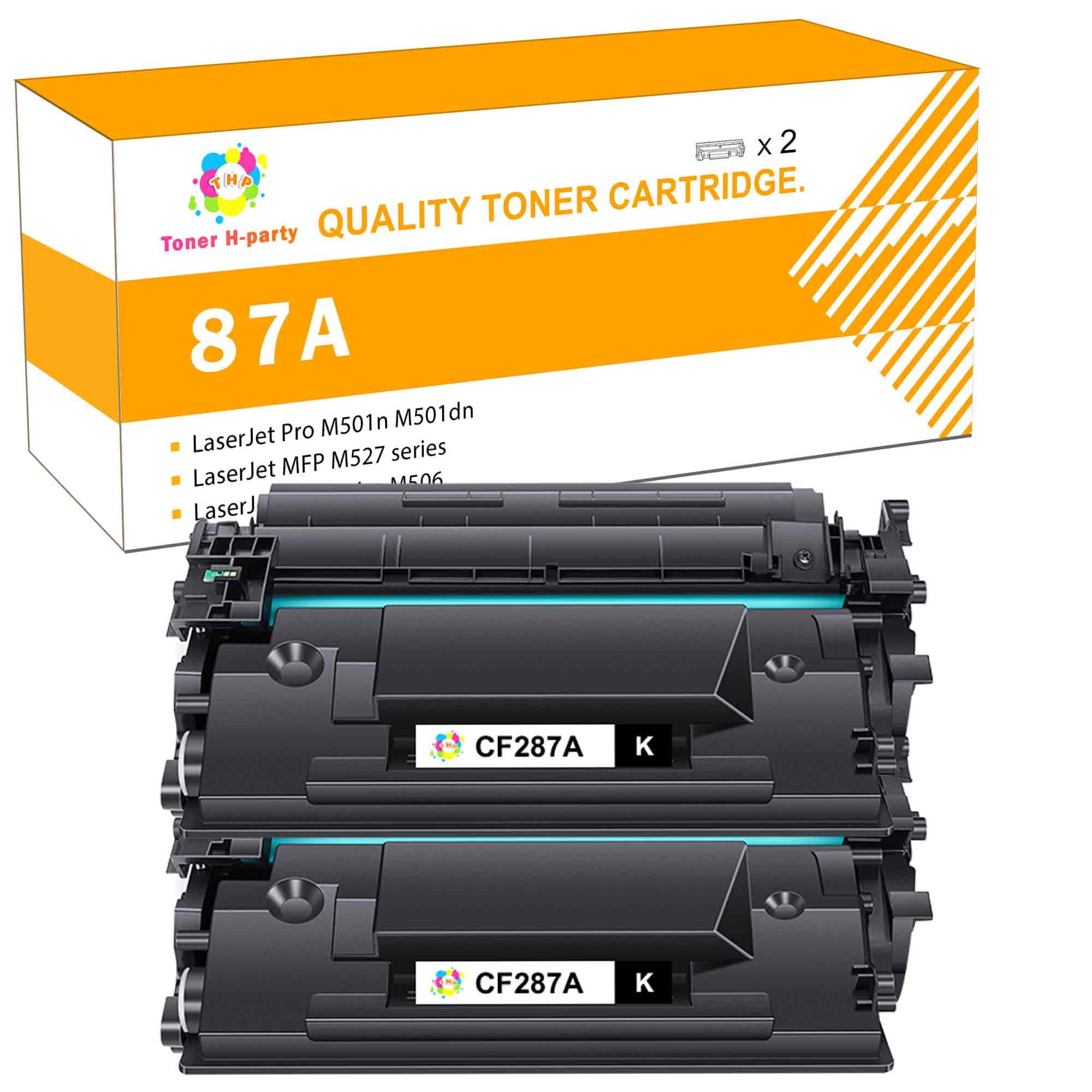 Colorich 2-Pack Compatible 87A CF287A Toner Cartridge for HP 87X CF287X ...