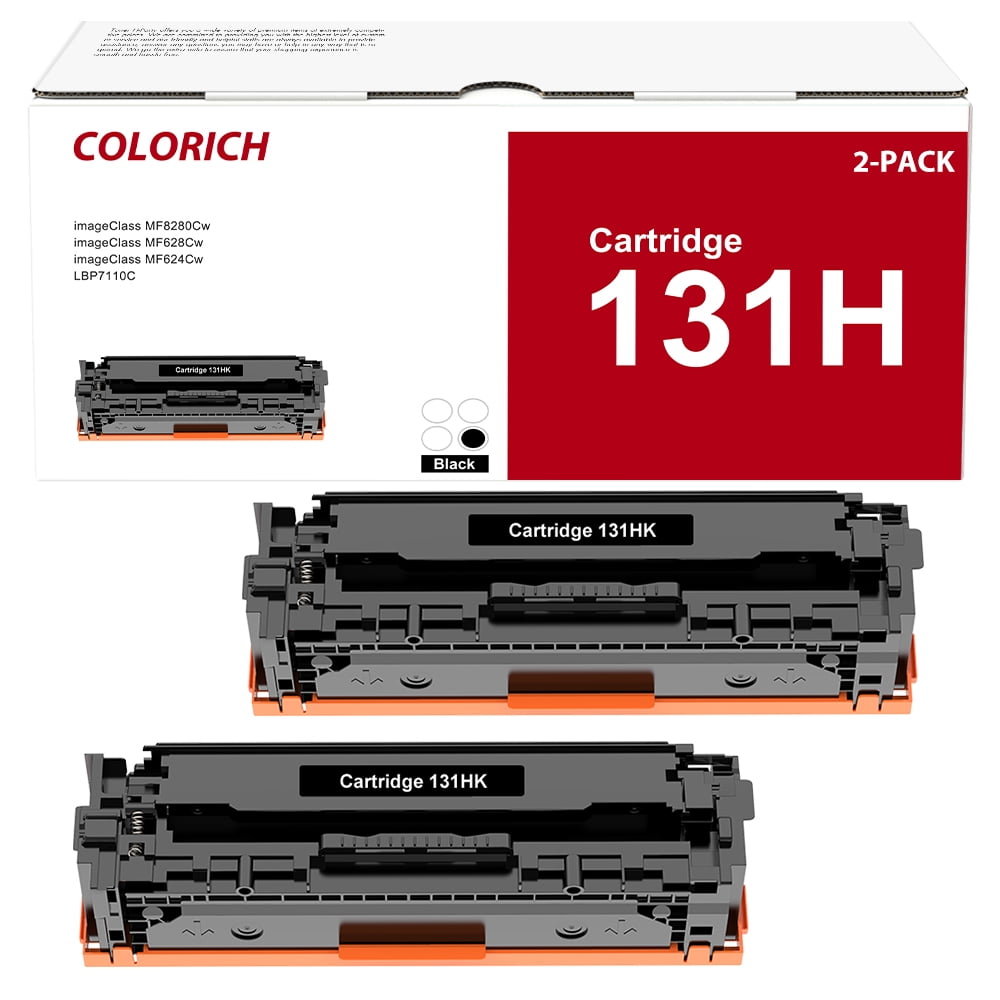 Colorich 2-Pack Compatible Toner Cartridge for Canon 131 imageClass ...