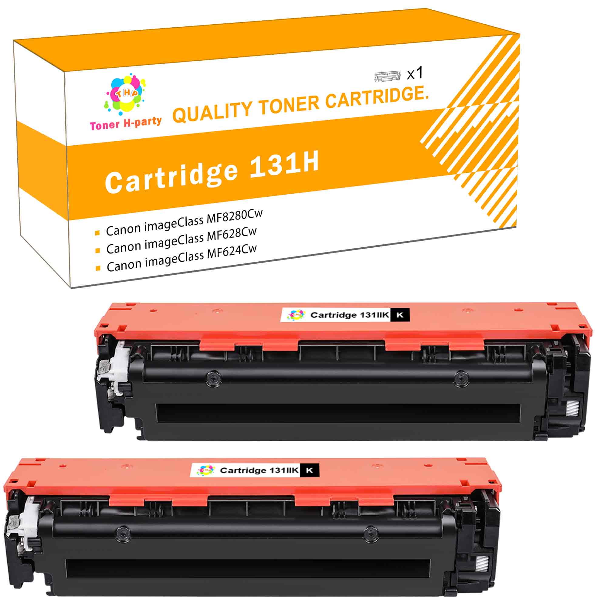 Toner H-Party 2-Pack Compatible Toner Cartridge for Canon 131 ...