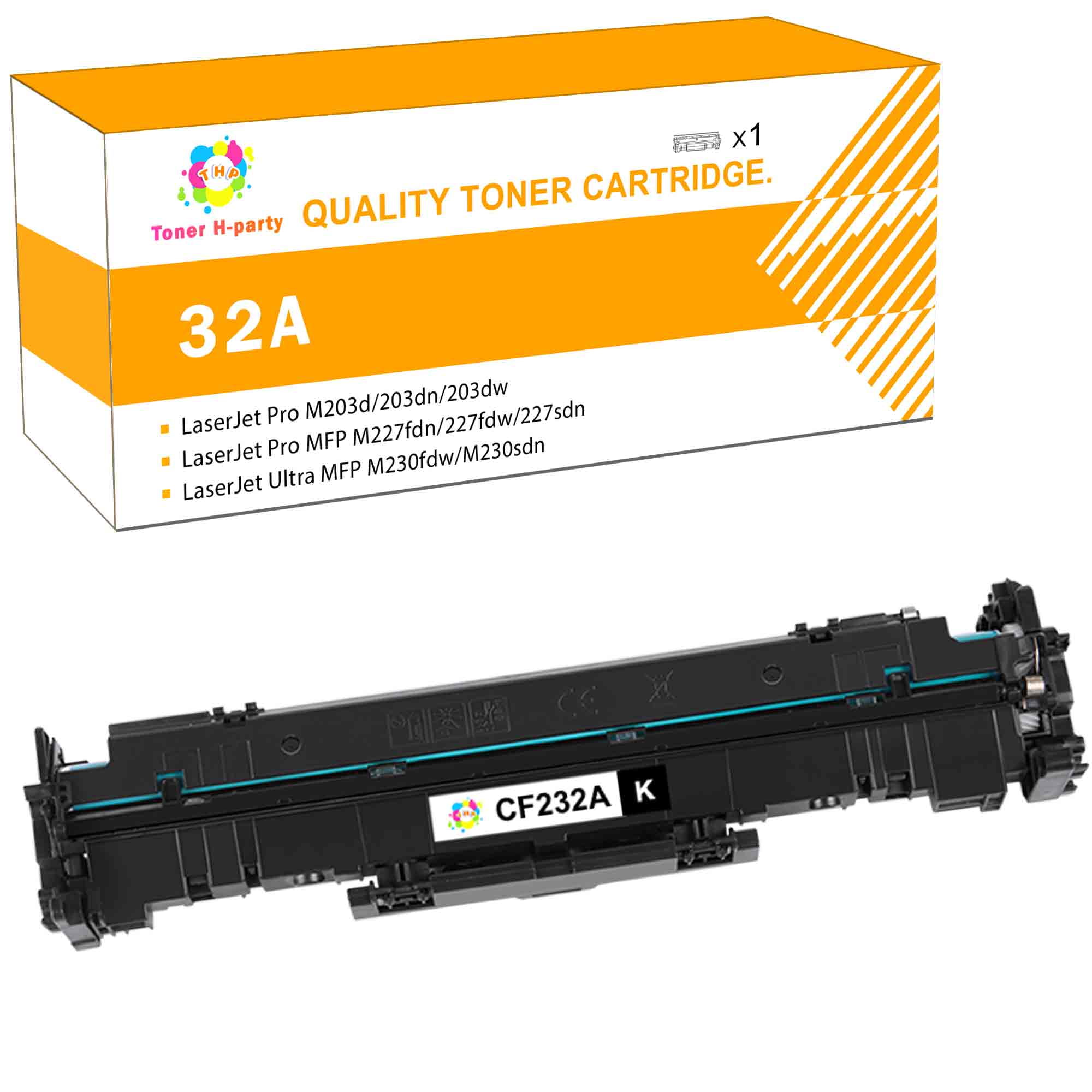 Toner H-Party 32A Drum Unit Compatible for HP 32A CF232A Used for HP ...