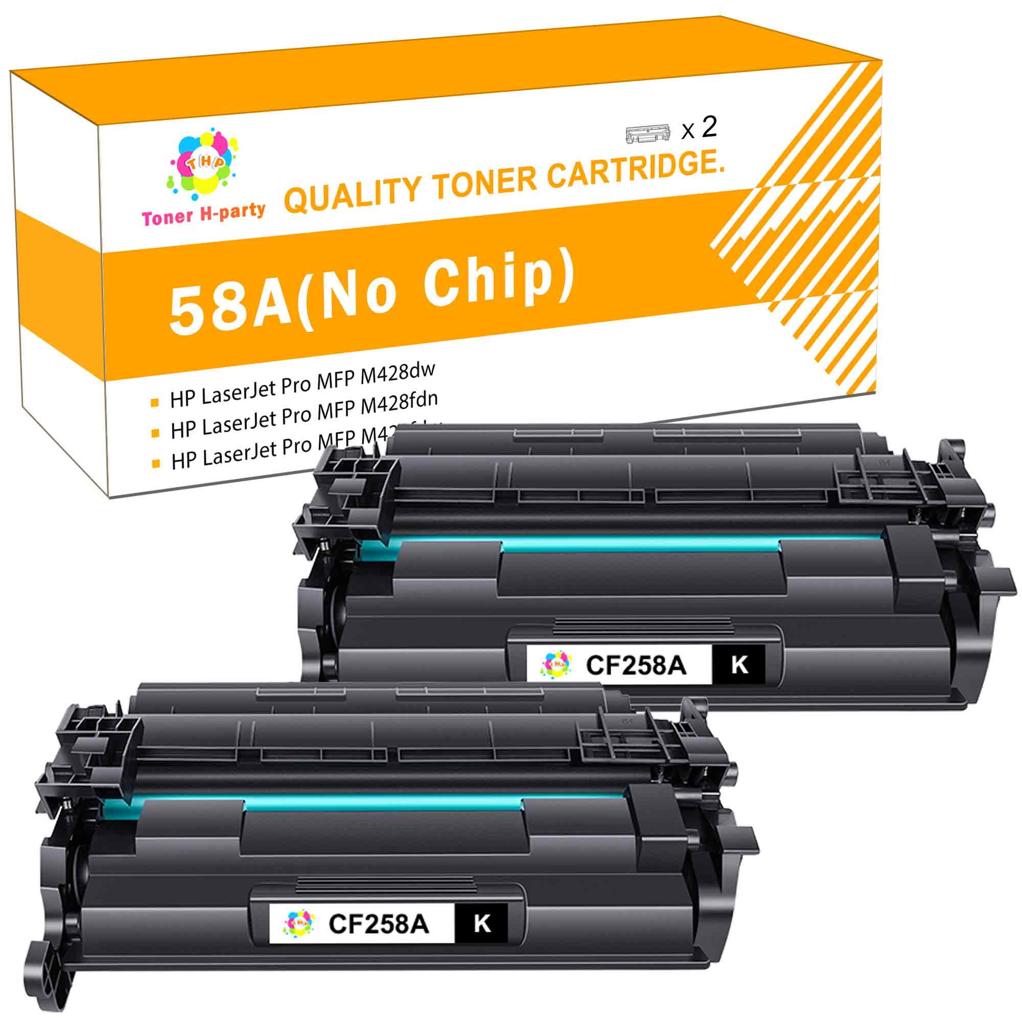 Toner H Party 58A Toner Compatible for HP 58A Toner Cartridge Black for ...