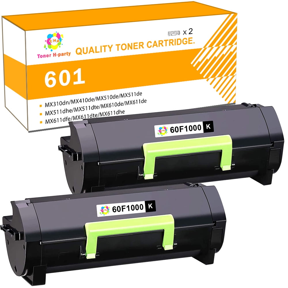Toner H-Party 601 High-Yield Toner Cartridge Replacement for Lexmark ...