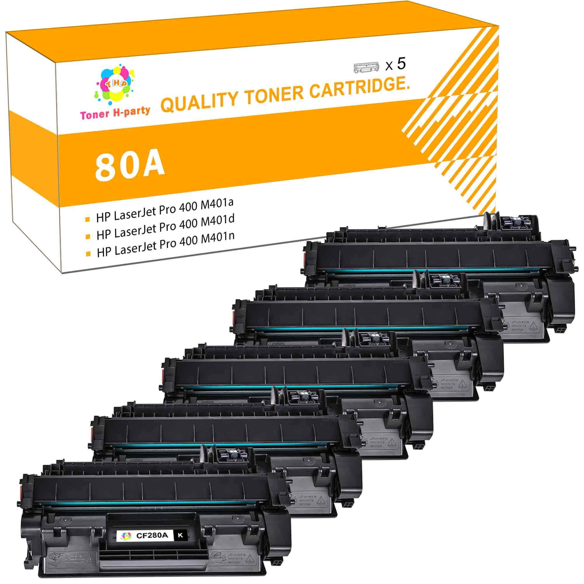 Toner H-Party 80A Toner Compatible 80A CF280A Laserjet Toner Cartridge ...