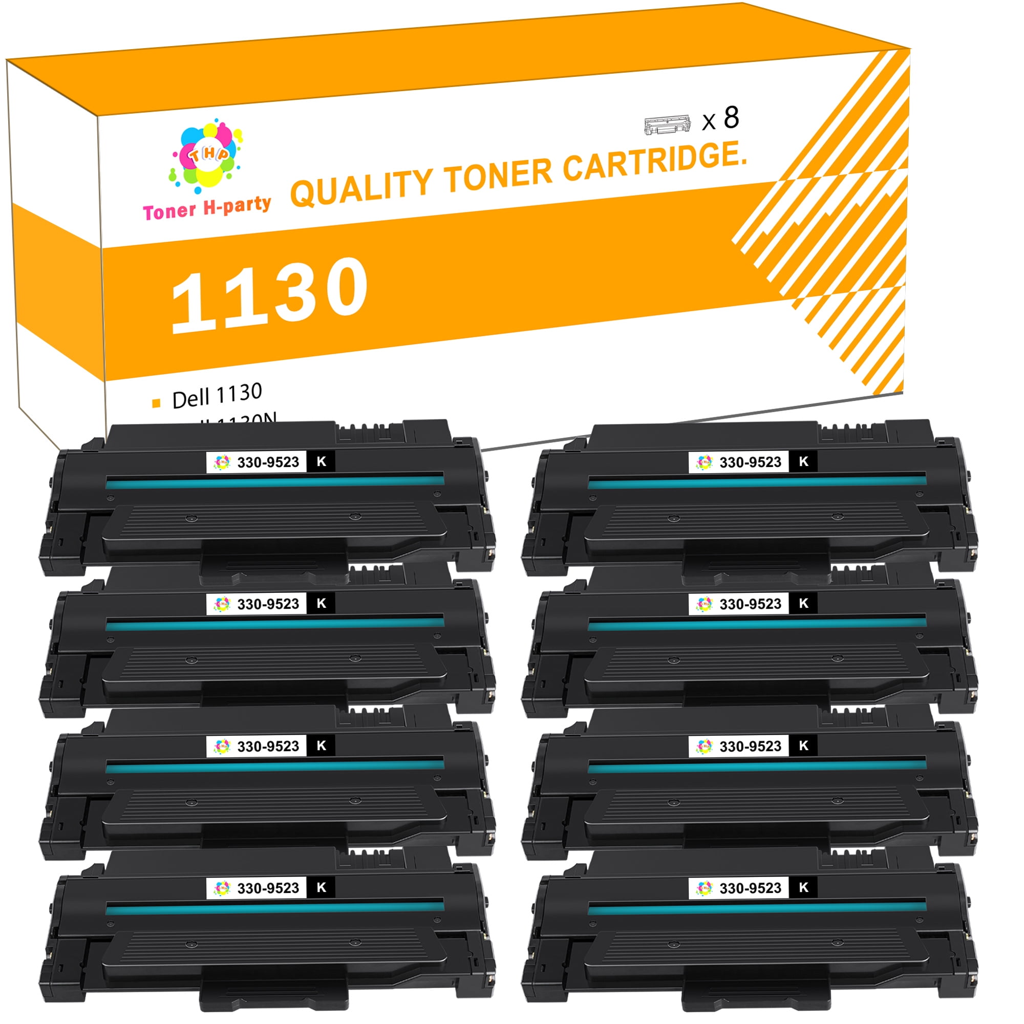 Toner H-Party Compatible 1130 Toner Cartridge Replacement for Dell 1130 ...