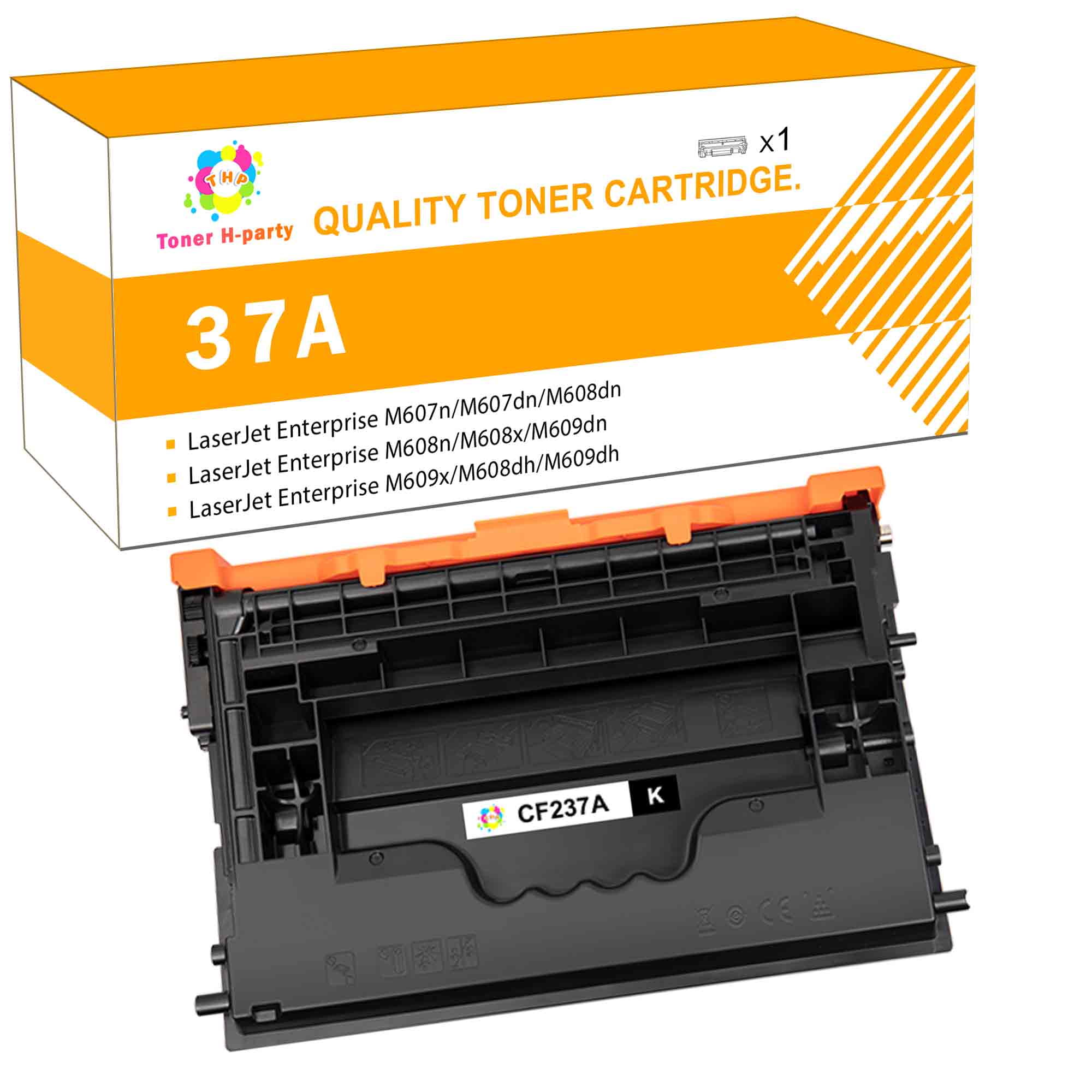 Toner H-Party Compatible 37A 37X Toner Cartridge for HP CF237A CF237X ...
