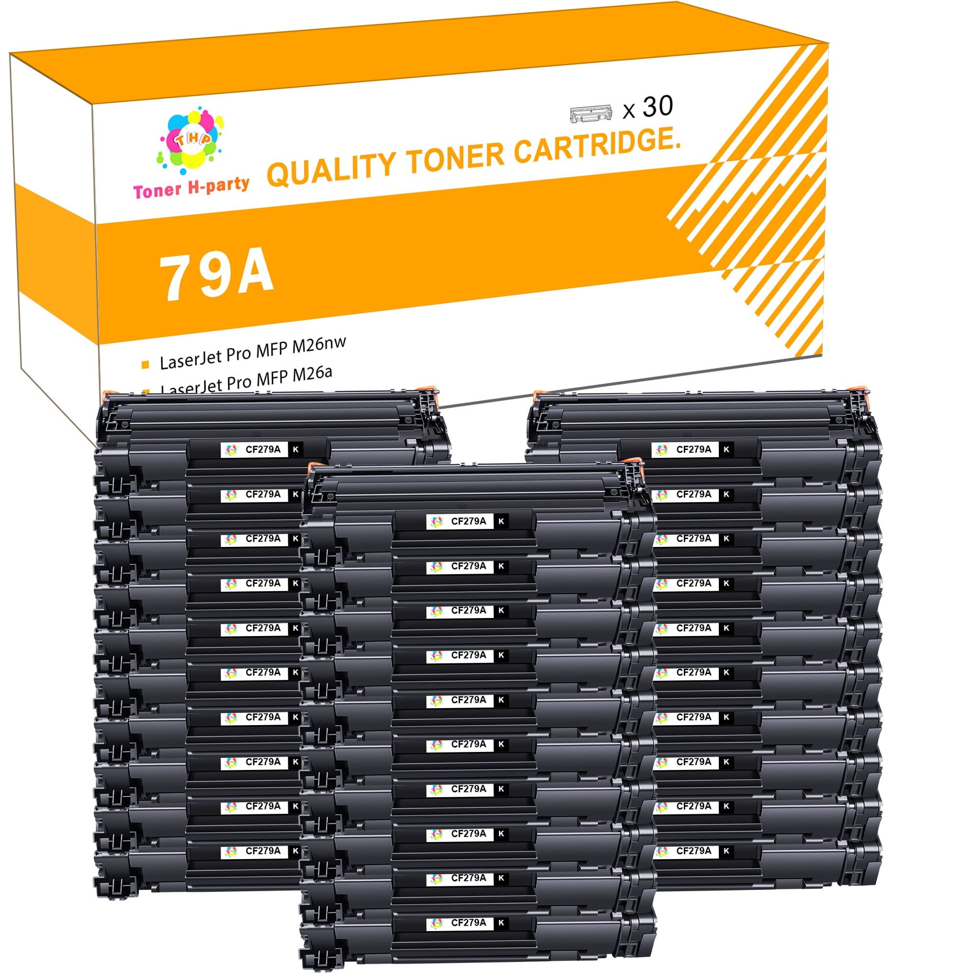 Toner H-Party Compatible 79A Toner Cartridge Replacement for HP CF279A ...
