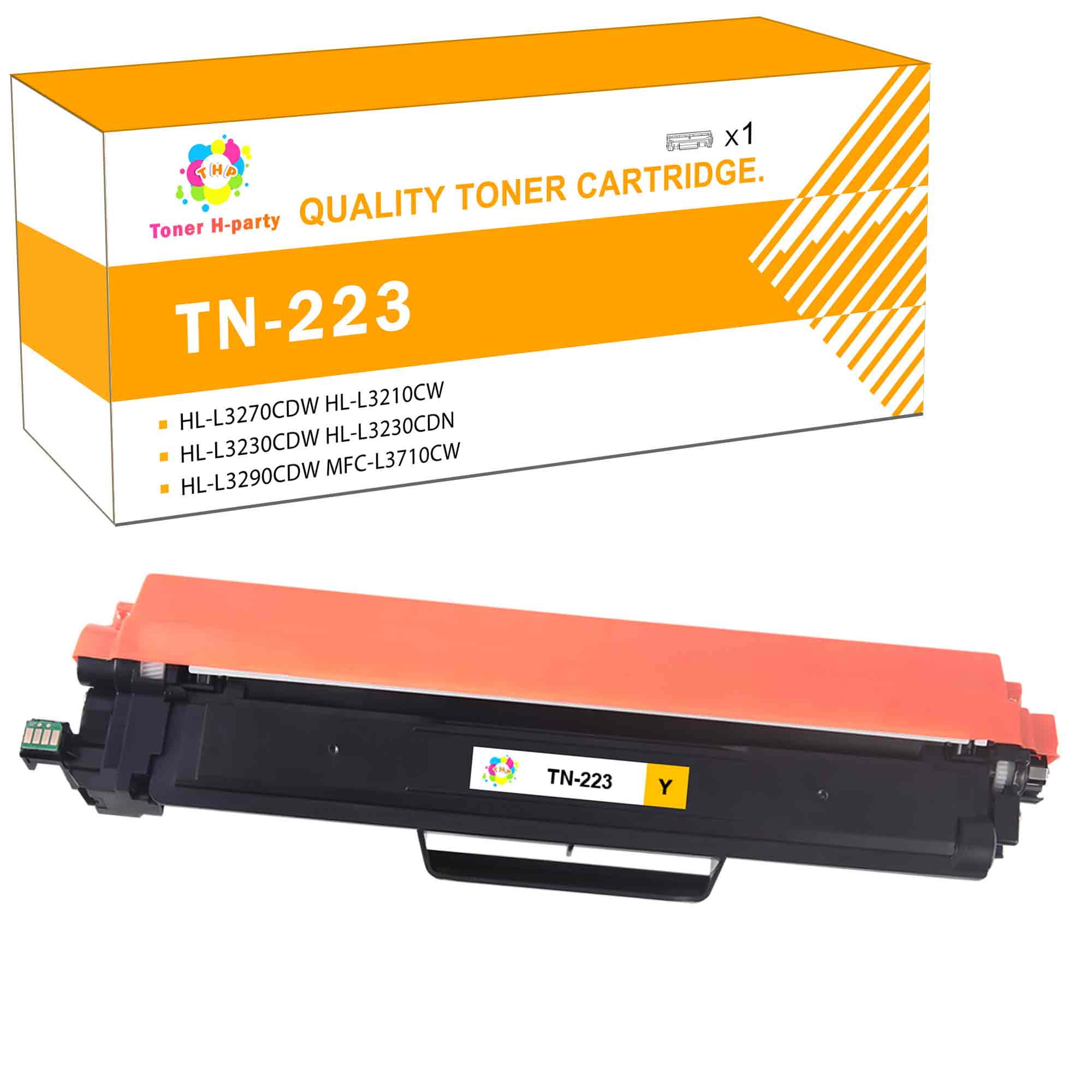 Toner H-Party Compatible Toner Cartridge for Brother TN-223Y for Use ...