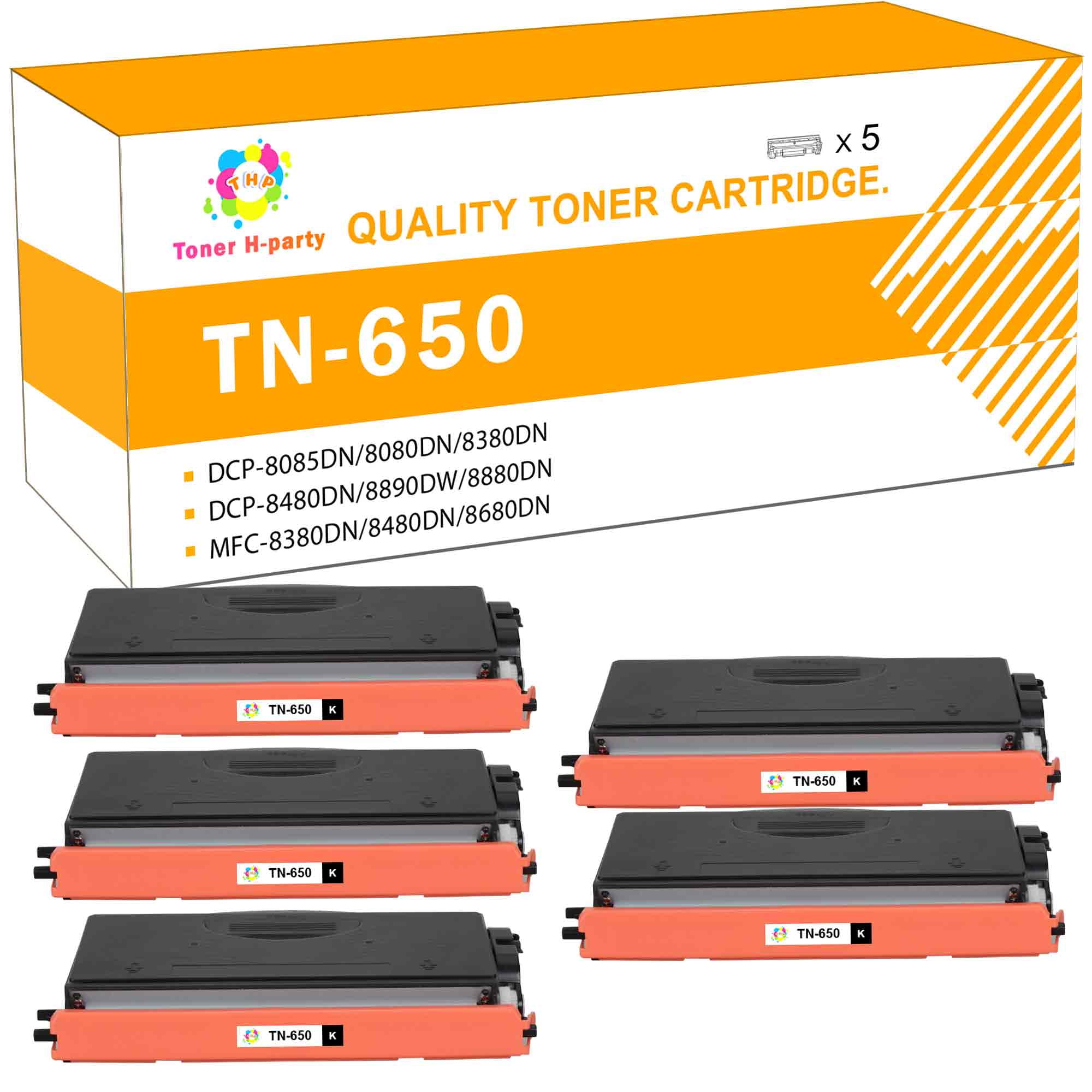 Toner H-Party Compatible Toner Cartridge for Brother TN-650 HL-5340D 5340DRT 5340DL 5350DNLT ...