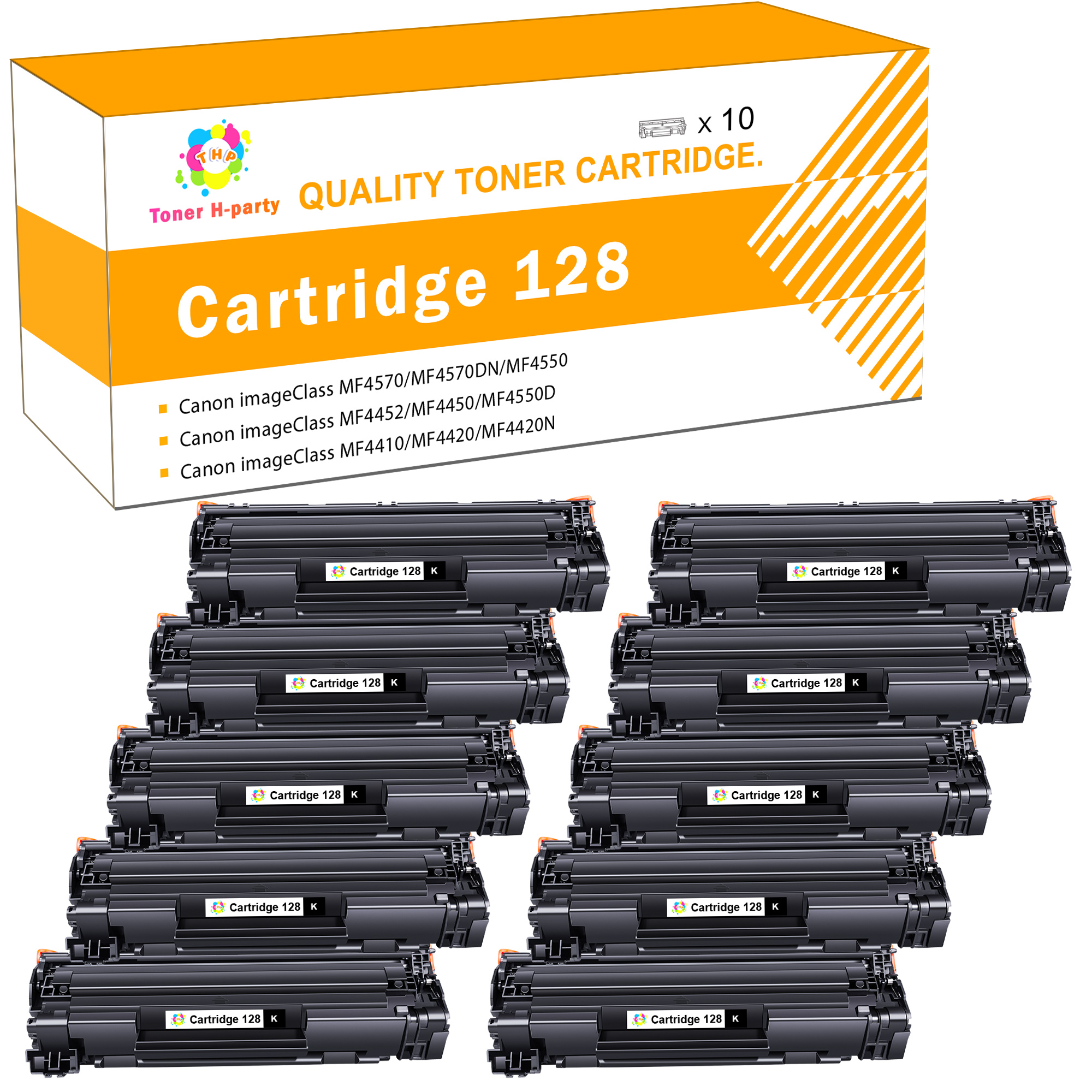 Toner H-Party Compatible Toner Cartridge for Canon 128 CRG128 FAXFHONE ...