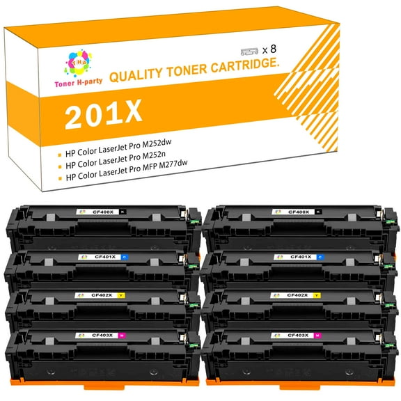 Toner H-Party Compatible Toner Cartridge for HP 201X CF400X Use with ...