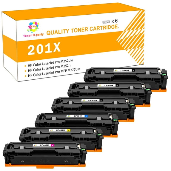 Toner H-Party Compatible Toner Cartridge for HP 201X CF400X Use with ...