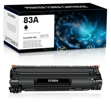 83A CF283A Black Toner Cartridge Compatible for HP 283A CF283A 83A 83X ...
