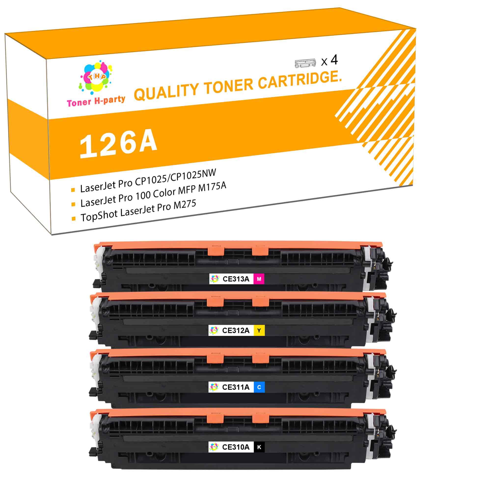 Toner H-Party Compatible Toner Cartridge for HP CE310A CE311A CE313A ...