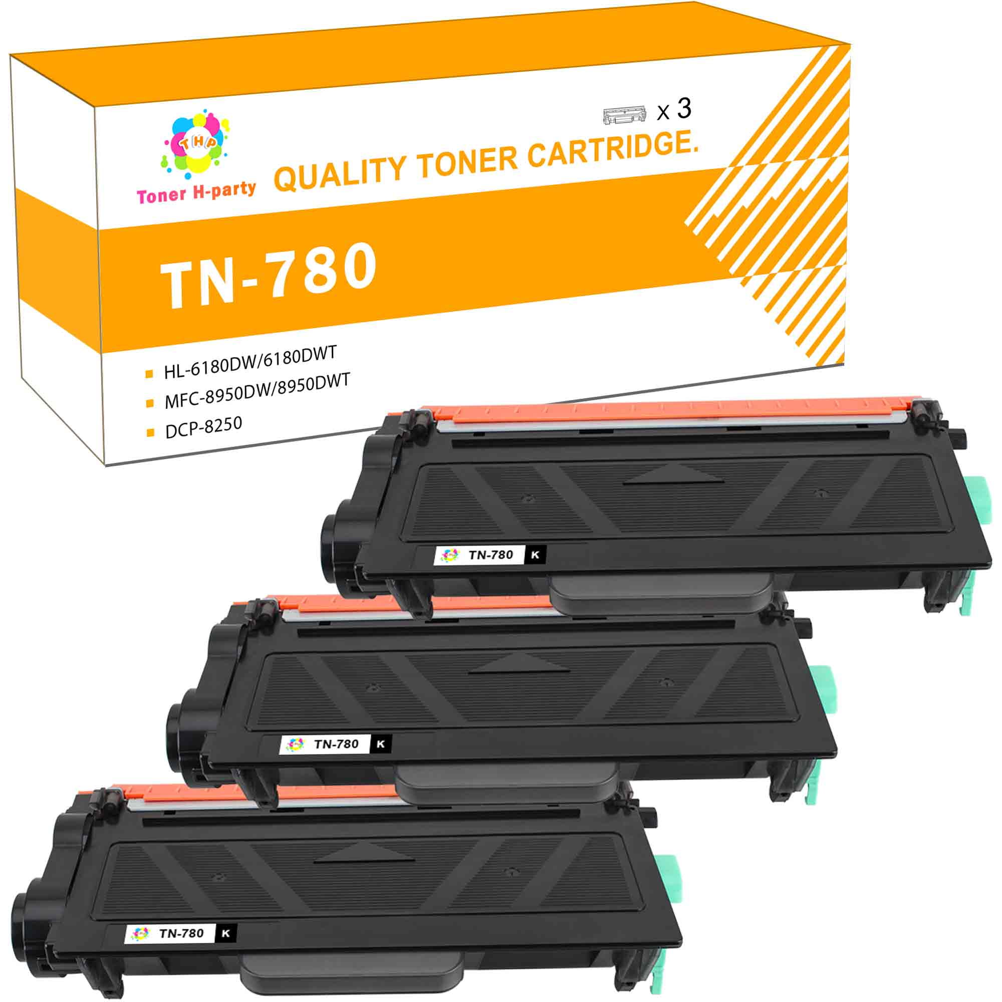 Toner H-Party Compatible Toner Cartridge Replacement for Brother TN-780 ...