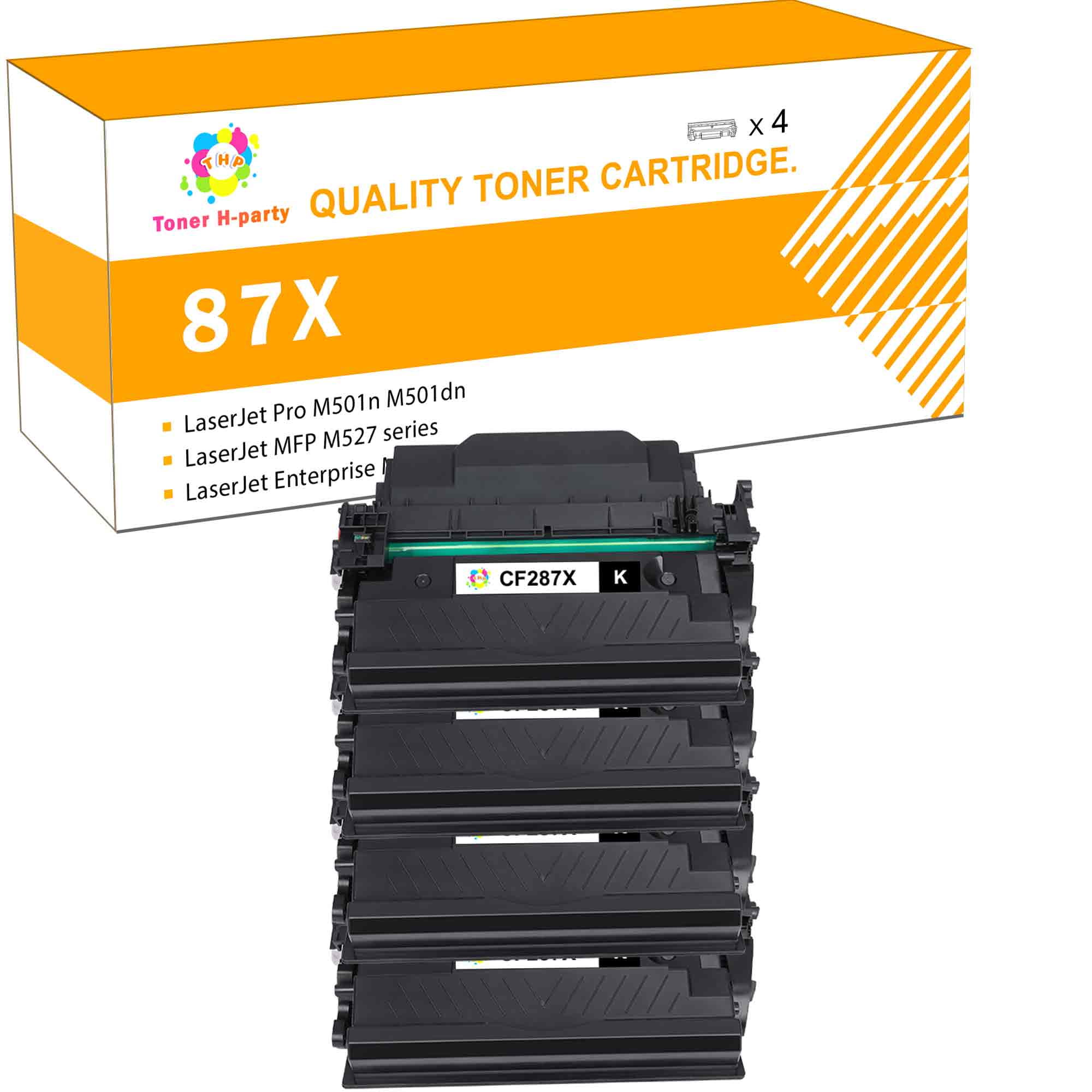 Toner H-Party Compatible Toner Cartridge Replacement for HP 87X CF287X ...