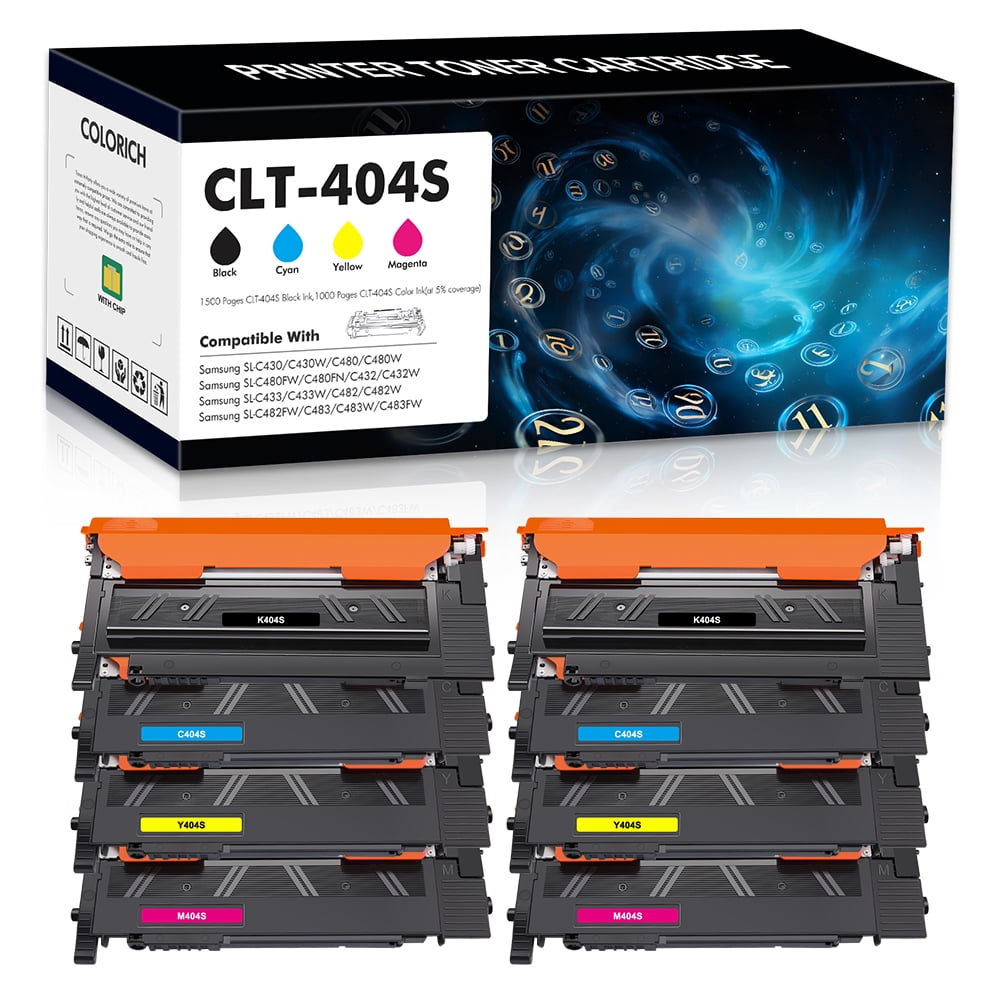 Colorich Compatible for 404S Toner Cartridge Samsung CLT-K404S CLT ...