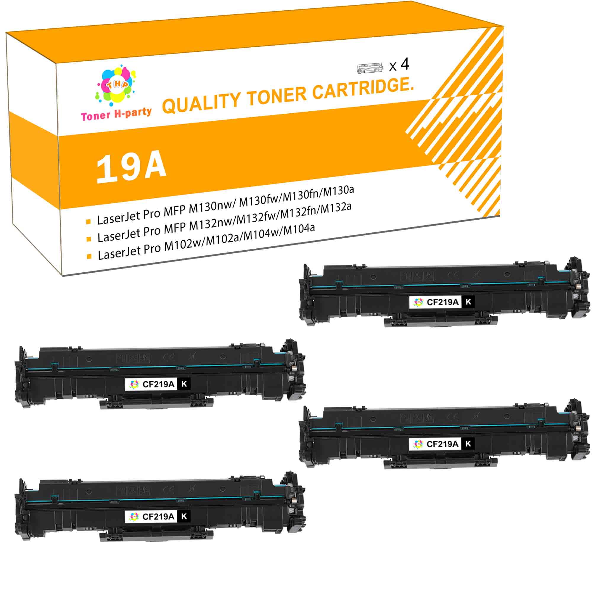 Toner H-Party Compatible Drum Unit 19A Replacement for HP CF219A Use ...